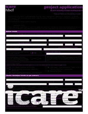 Fillable Online HBCF Project Application - Excluding Multiple Dwelling ...