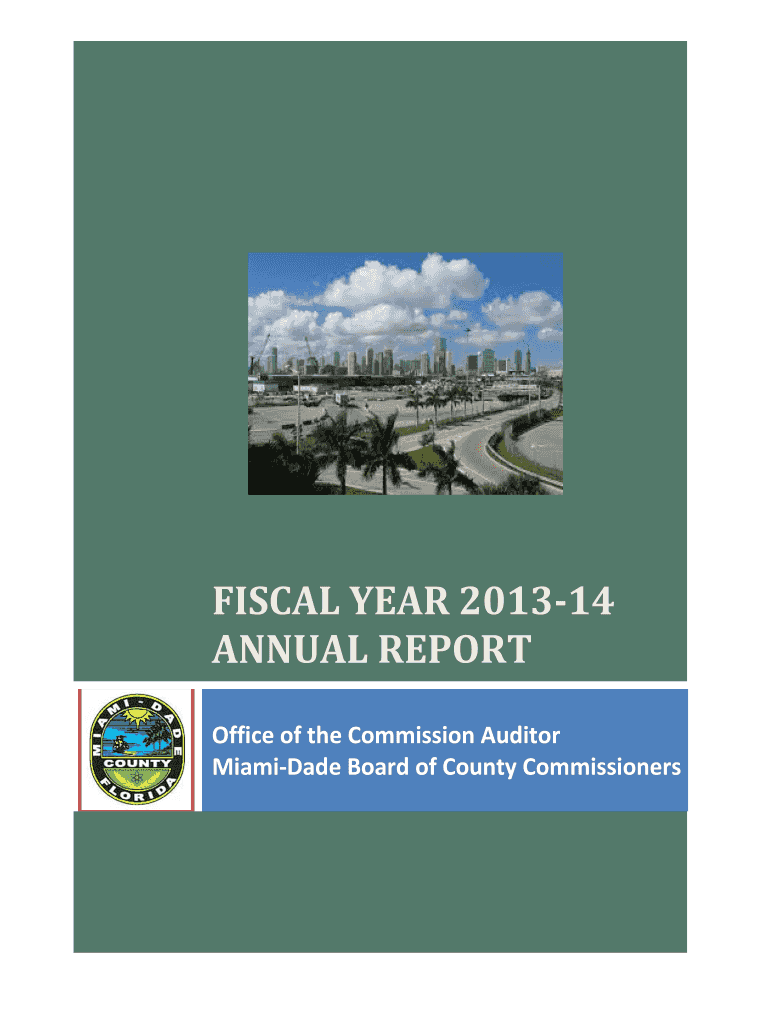 Fillable Online Office of the Commission Auditor - Miami-Dade County ...
