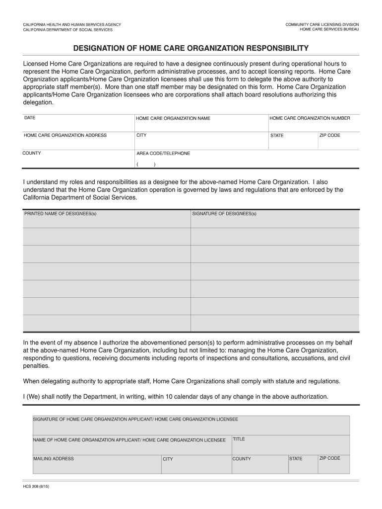 Hcs 308 - Fill Online, Printable, Fillable, Blank | pdfFiller