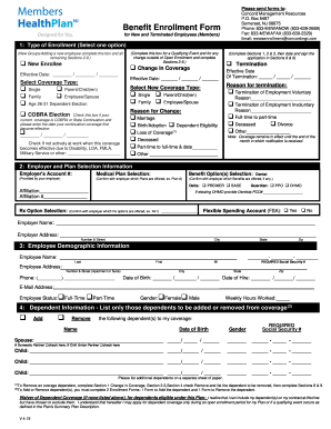 Fillable Online HEALTH PLAN TERMINATION FORM Fax Email Print - pdfFiller
