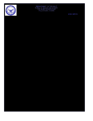 Fillable Online BUMED NOTICE 12410 Fax Email Print - pdfFiller