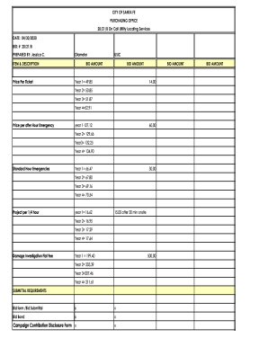 Fillable Online Campaign Contribution Disclosure Form x Fax Email Print ...