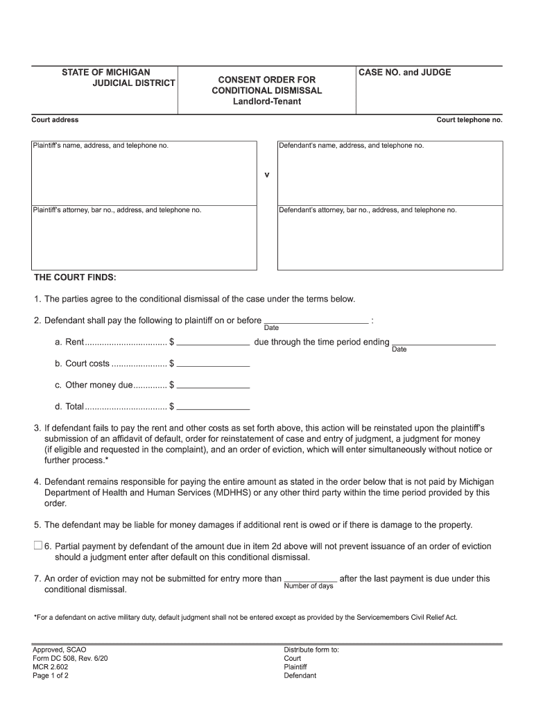 Dc 508 - Fill Online, Printable, Fillable, Blank | pdfFiller