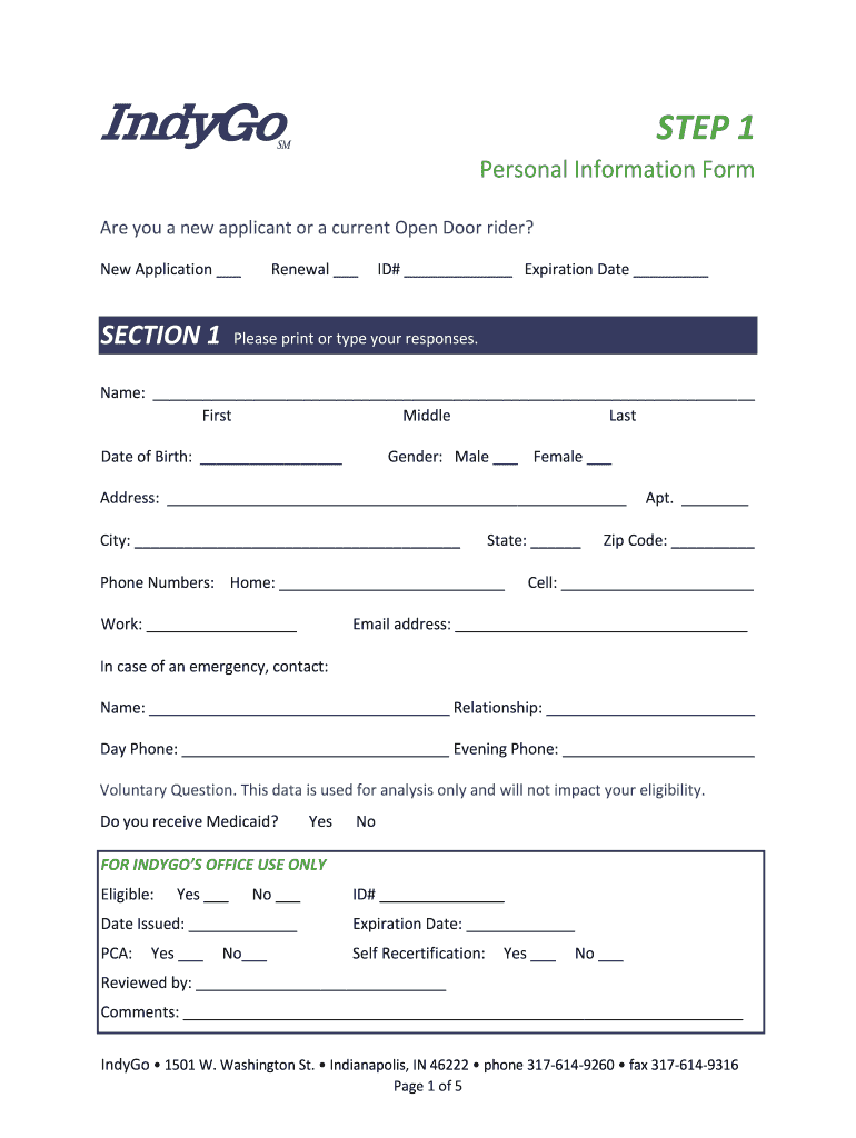 Fillable Online Application for MetroAccess Door-to-Door Paratransit ...