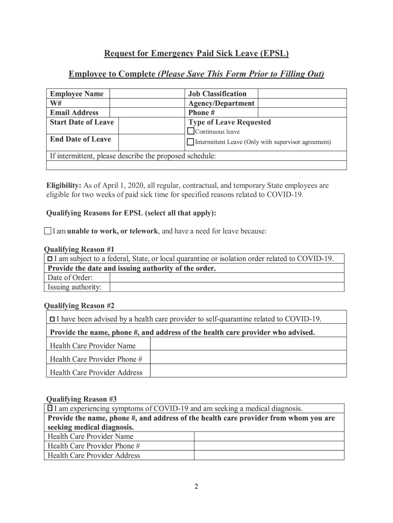 Fillable Online EPSL Request Form. EPSL Request Form Fax Email Print ...