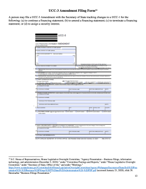 Fillable Online UCC-3 amendment filing form Fax Email Print - pdfFiller