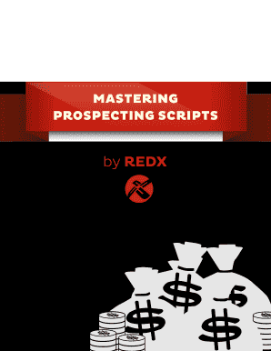 Fillable Online PROSPECTING SCRIPTS Fax Email Print - pdfFiller