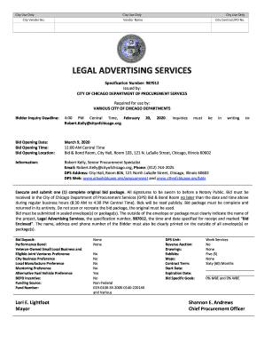 Fillable Online Specification Number: 987012 Fax Email Print - pdfFiller