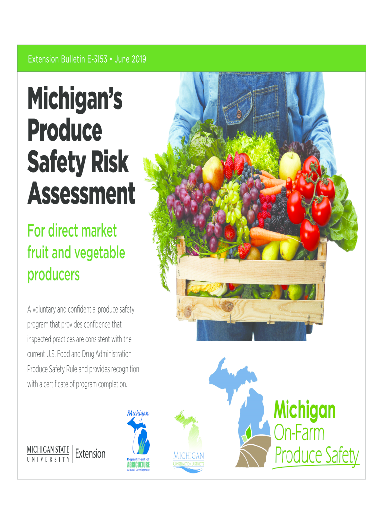 Fillable Online Michigan's Produce Safety Risk Assessment. Michigan's ...
