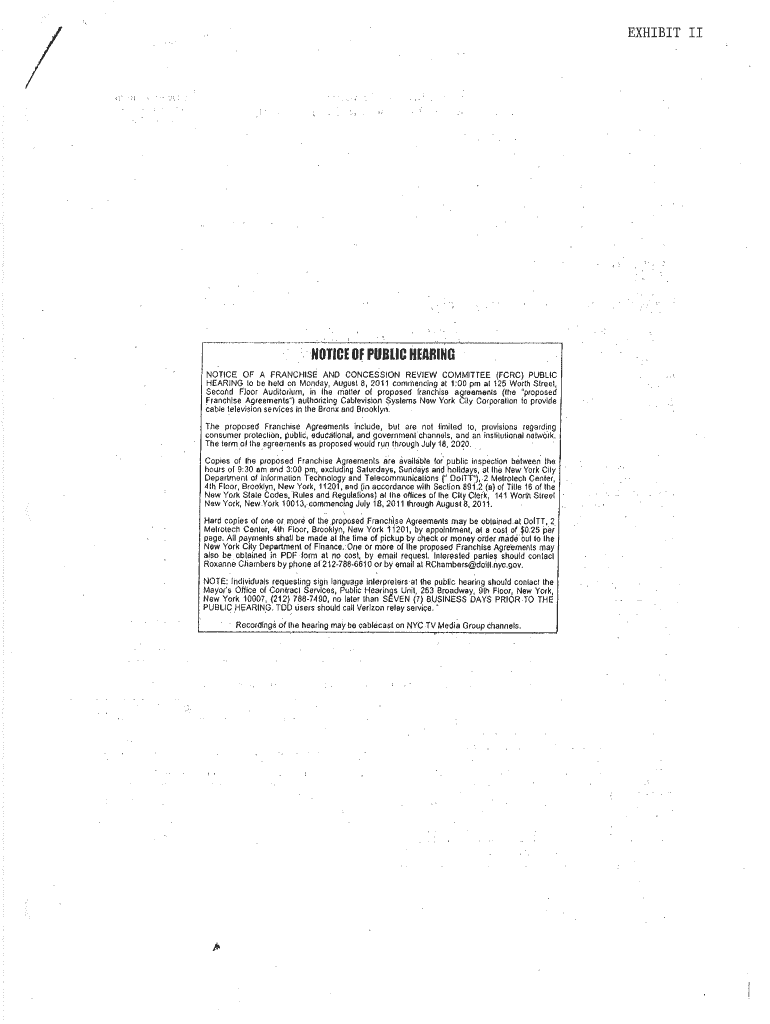 Fillable Online NOTICE OF PUBLIC HEADING Fax Email Print - pdfFiller