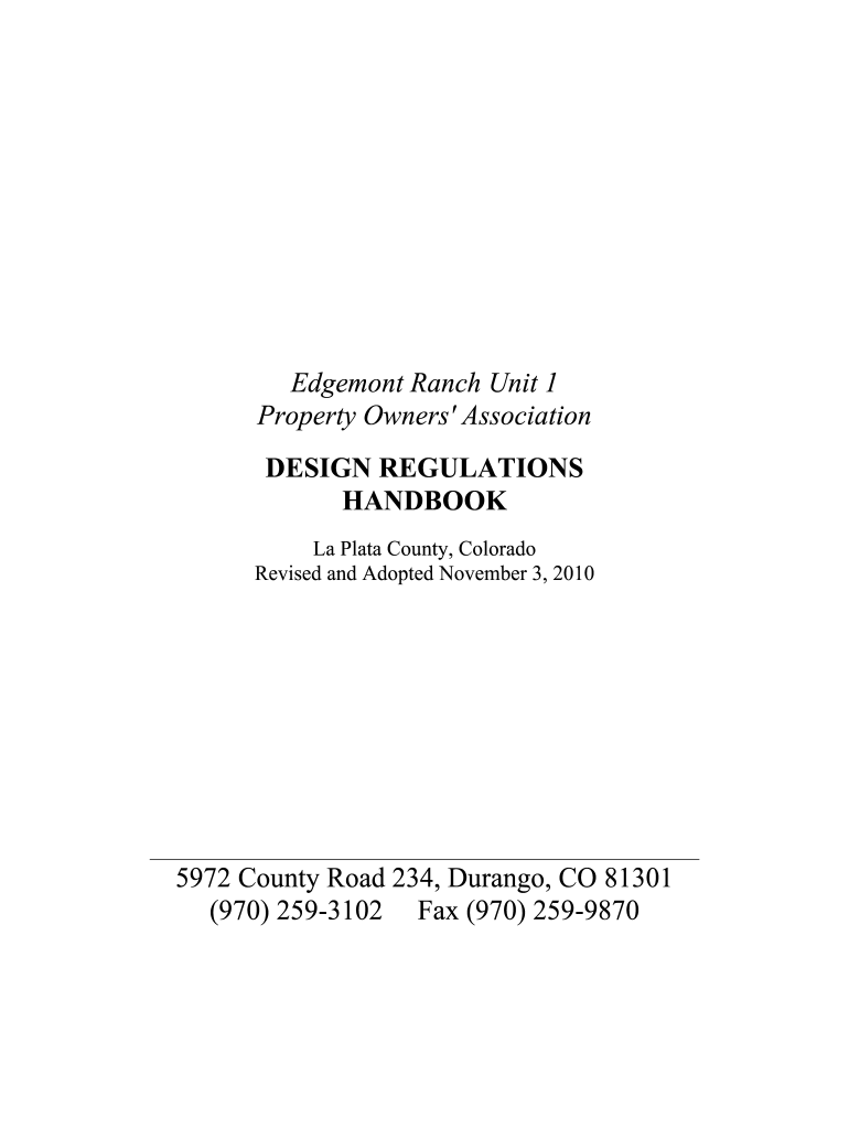 Fillable Online Edgemont Ranch Unit 1 Fax Email Print - pdfFiller