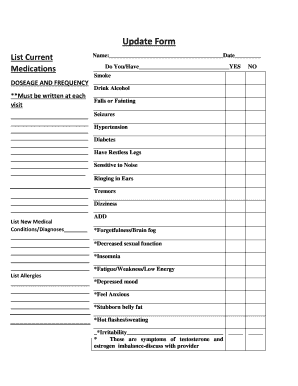 Fillable Online Update Form - noorgajraj.com Fax Email Print - pdfFiller
