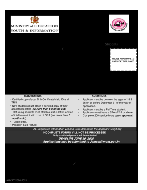 Fillable Online Tertiary Students Assistance Programme APPLICATION FORM ...