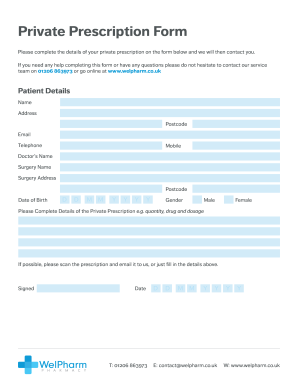 Fillable Online Controlled Drug prescription forms and validity : PSNC ...