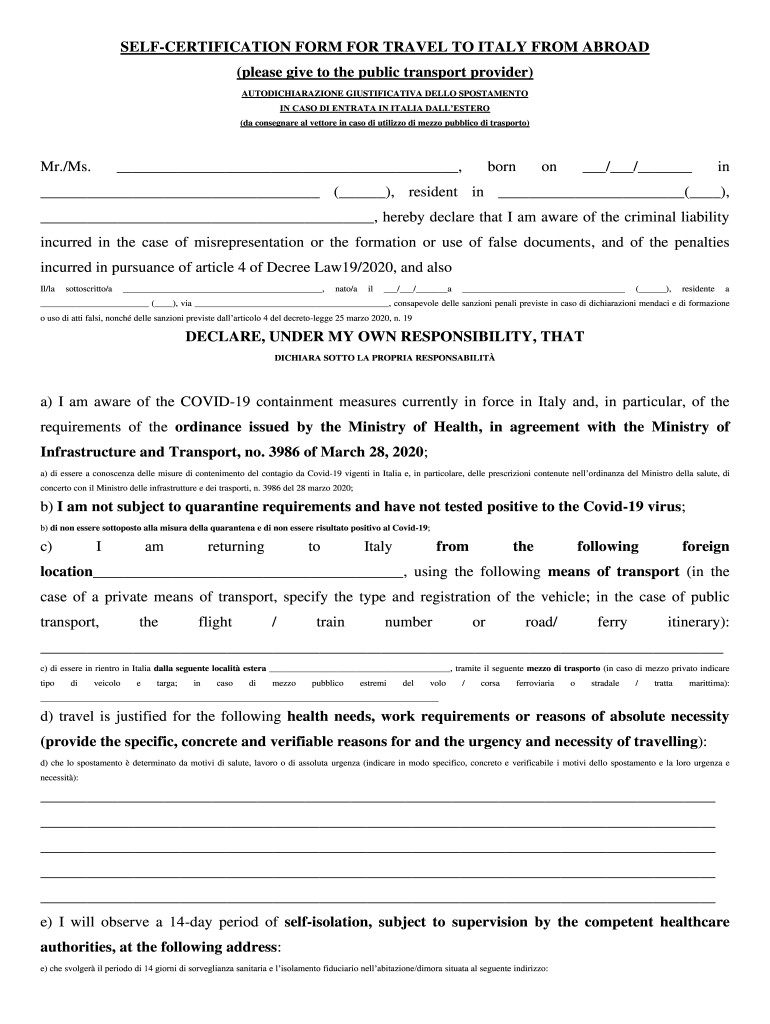 Self Certification Form Pdf - Fill Online, Printable, Fillable, Blank ...