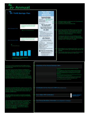 Fillable Online How to Read Your Annual TSP Participant Statement for ...