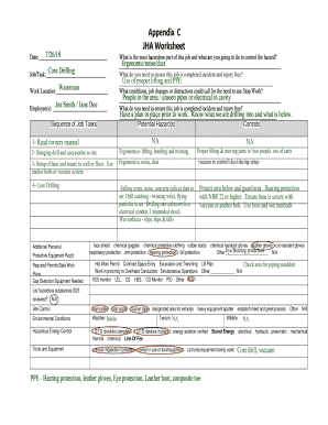 Fillable Online Appendix B JHA Form 2 Fax Email Print - pdfFiller
