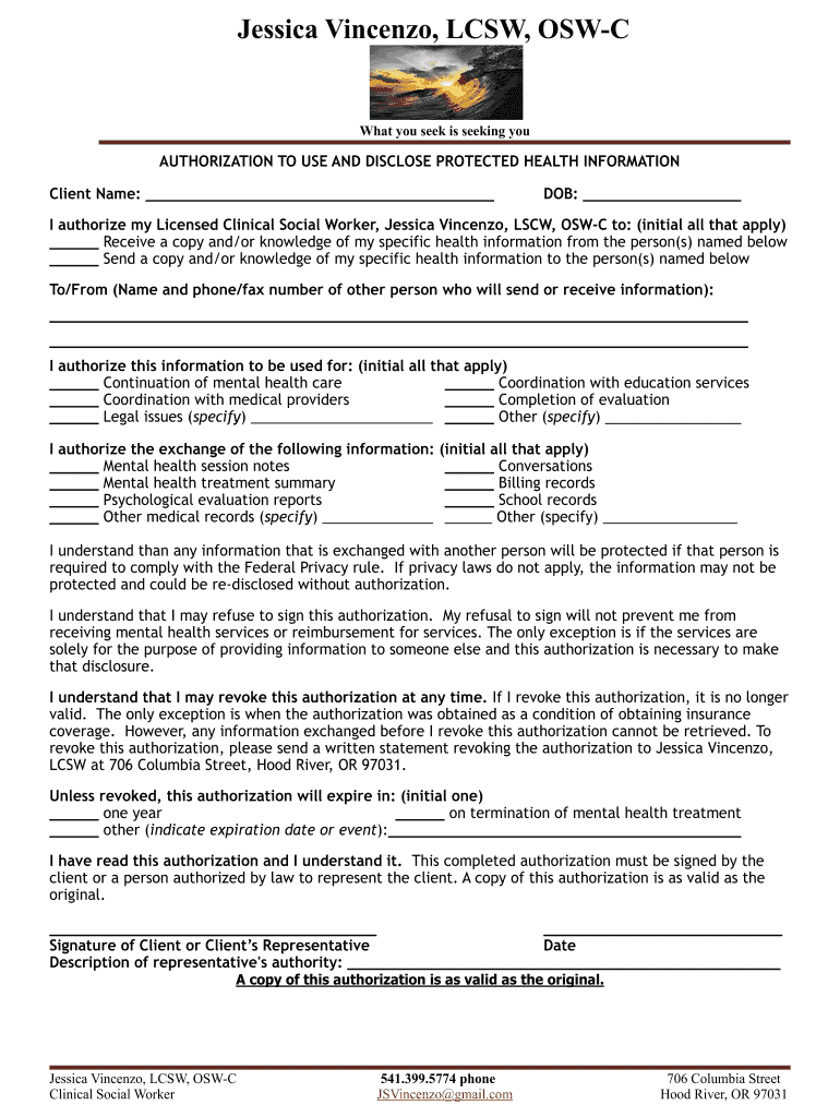 Fillable Online AA Mutual Authorization Form - HIPAA Fax Email Print ...