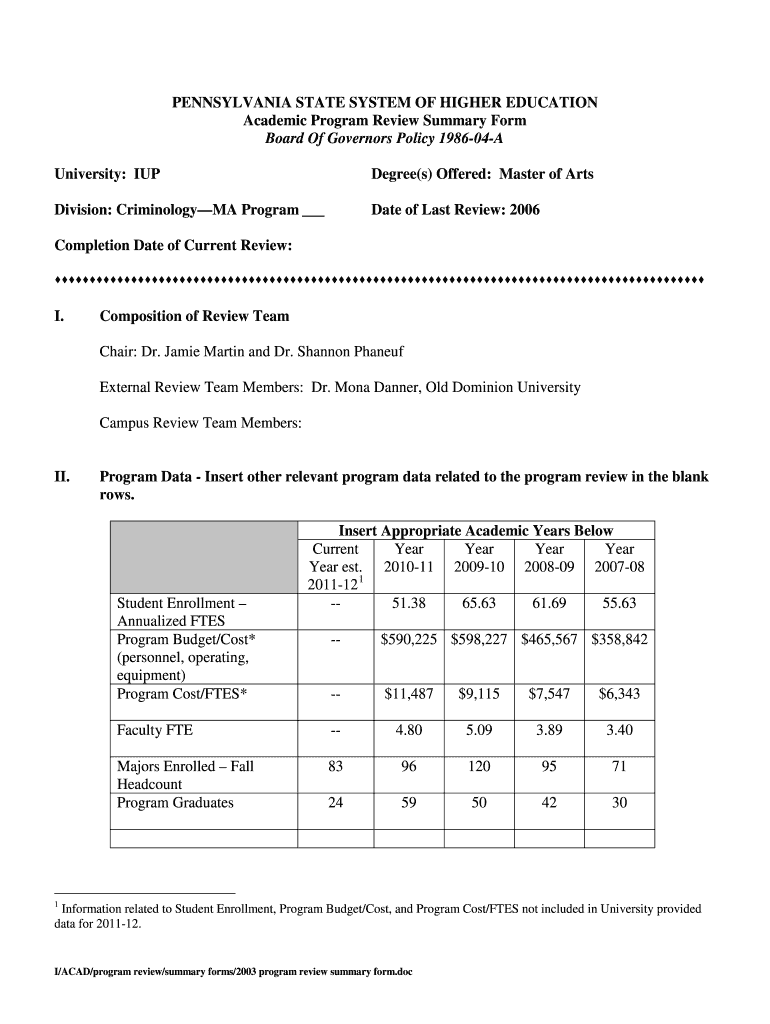 Fillable Online University: IUP Fax Email Print - pdfFiller