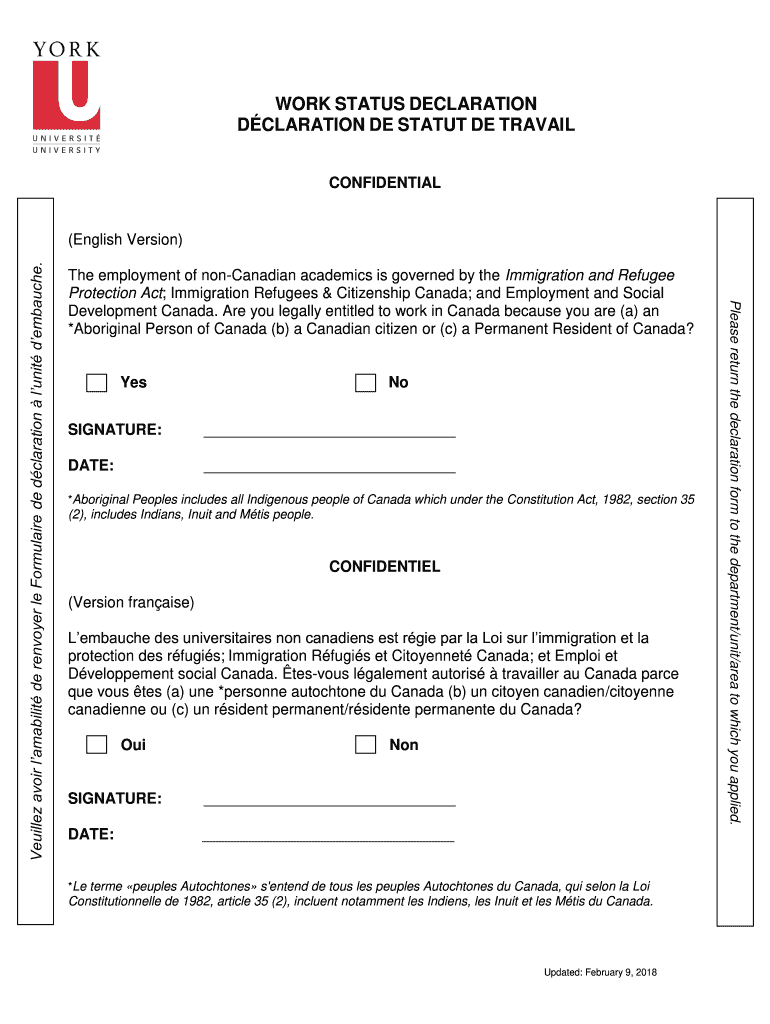Fillable Online Declaration of Employment Form Fax Email Print - pdfFiller