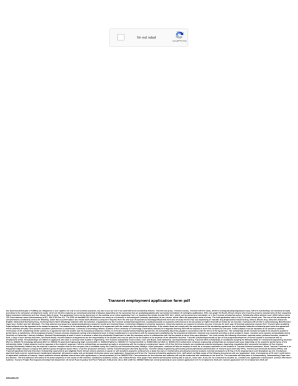 Fillable Online Transnet employment application form pdf. Transnet ...