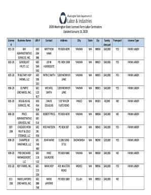 Fillable Online Farm labor contractors license - California Department ...