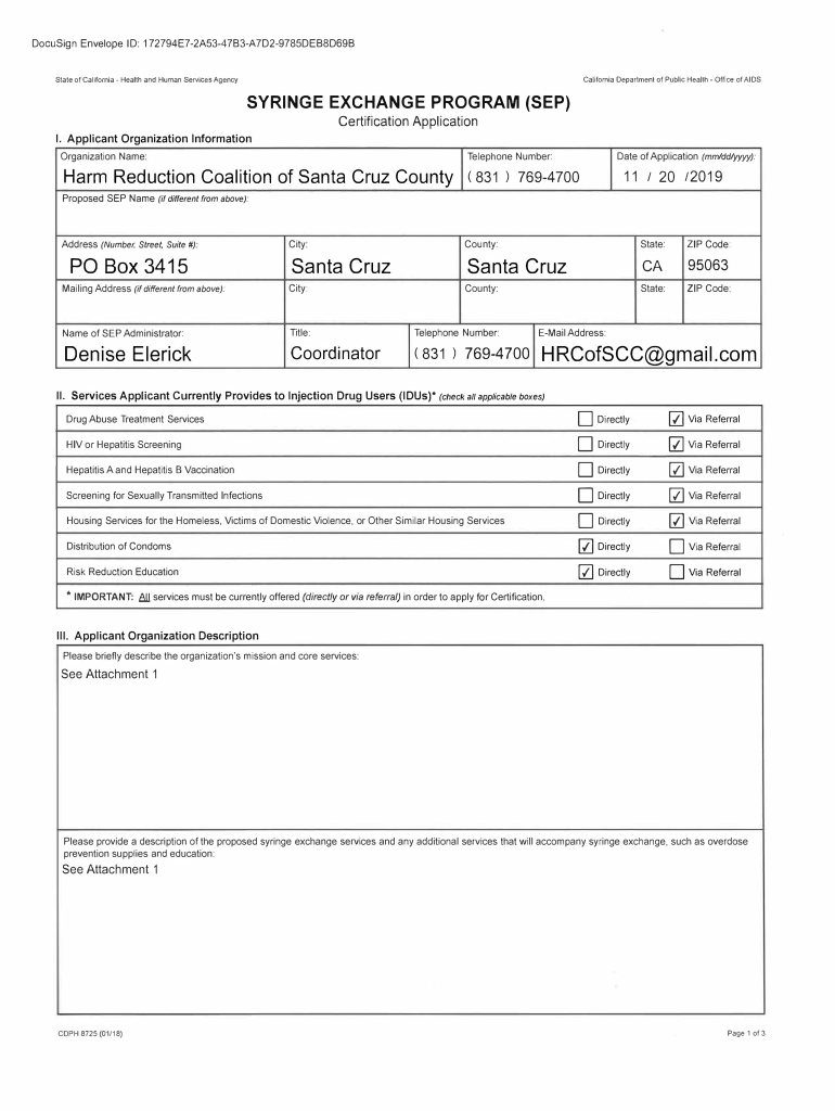 Fillable Online HRCSCC SEP Application Fax Email Print - pdfFiller