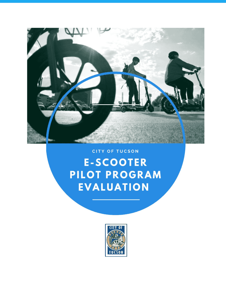 Fillable Online E-Scooter Pilot Program Evaluation Fax Email Print ...