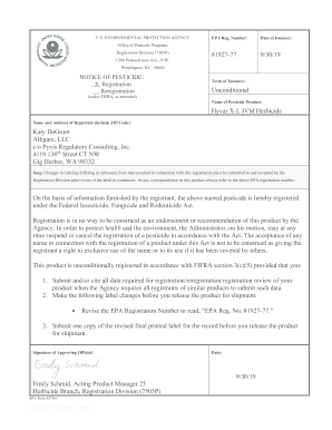 Fillable Online US EPA, Pesticide Product Label, Hyvar X-L IVM ...