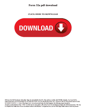 Fillable Online Form 32a - Fill Out and Sign Printable PDF ...