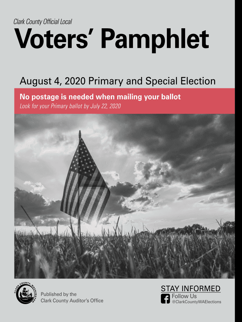 Fillable Online 2020 Election Sample Ballots - Clark County, Indiana ...