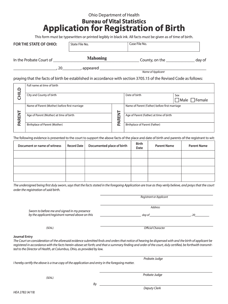 Fillable Online Registration of Birth Record Fax Email Print - pdfFiller