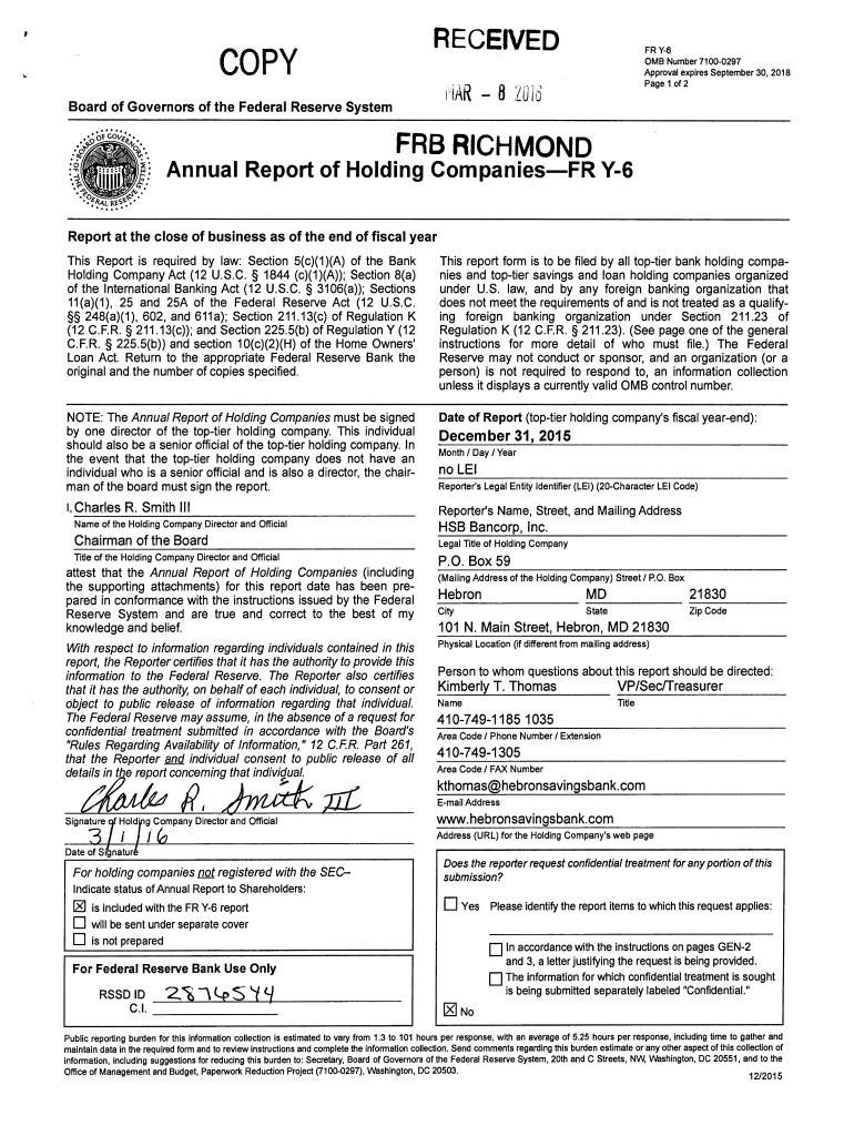 Fillable Online This Report is required by law: Section 5c)1)A) of the ...