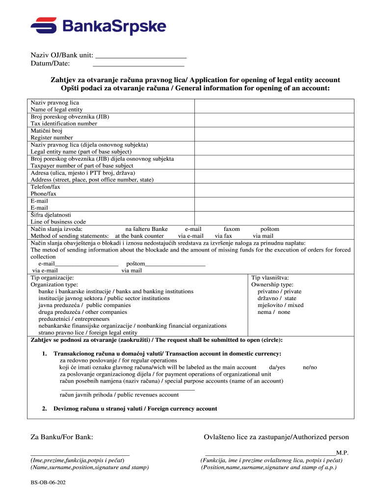Fillable Online Account Opening Requirements for Legal EntitiesFAQs for ...