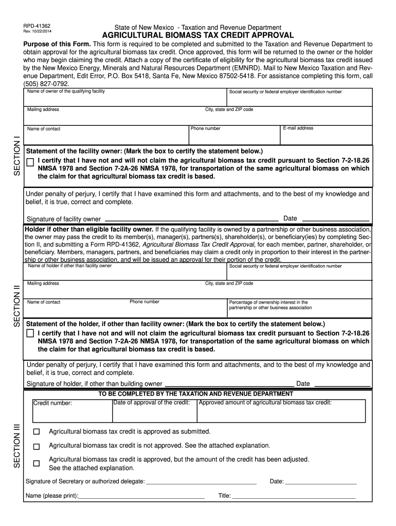 Fillable Online renewable energy production tax credit claim form Fax ...