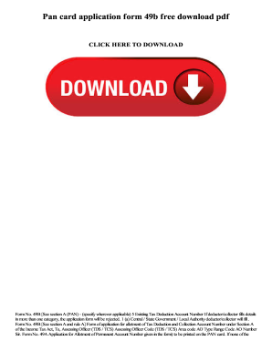 Fillable Online FORM NO. 49B See sections 203A and rule ... - Income ...