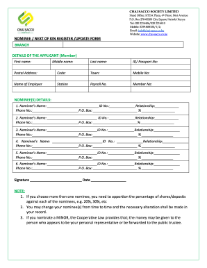 Fillable Online Fillable Online Sacco Forms - Chai Sacco Fax Email ...