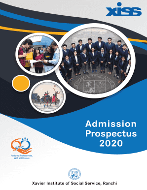 Fillable Online Admission Prospectus 2020 - Online Application Form Fax ...