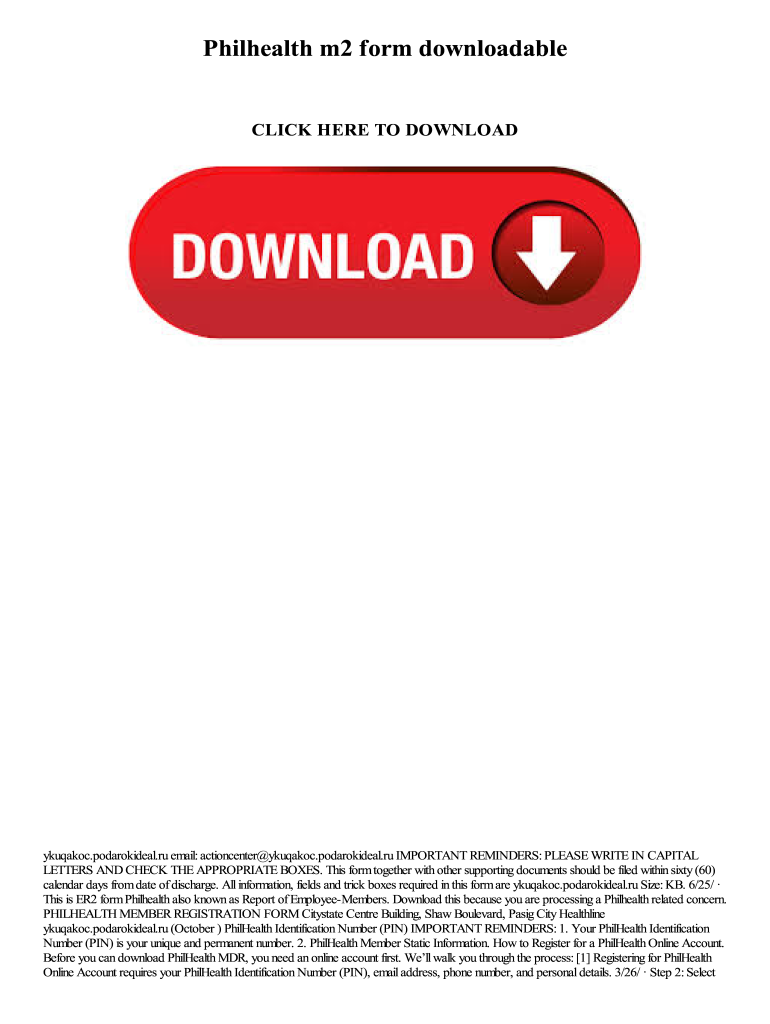 Fillable Online philhealth form Fax Email Print - pdfFiller