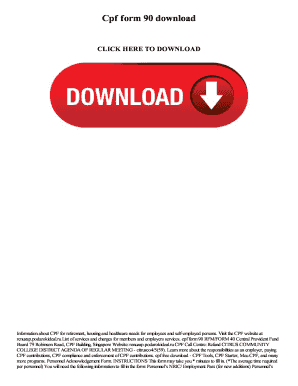 Fillable Online Cpf form 90 download Fax Email Print - pdfFiller