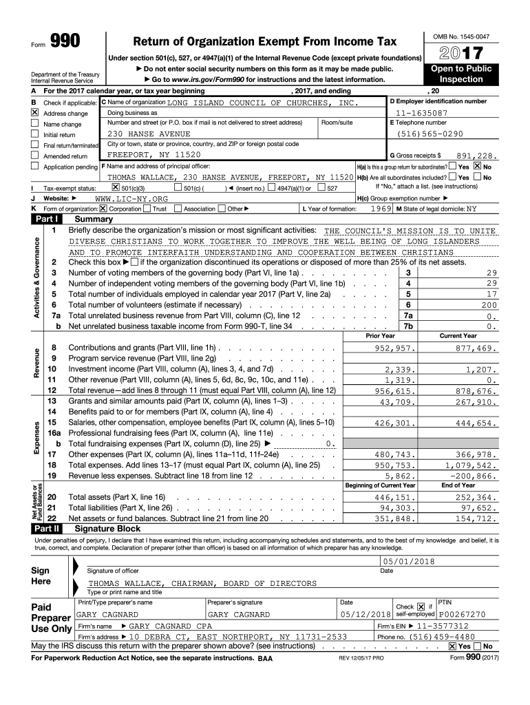 Fillable Online 2017 IRS Form 990 - Moffitt Cancer Center Fax Email ...