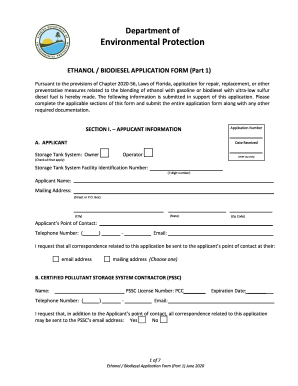 Fillable Online DEP Form #62-788.900(1) Fax Email Print - pdfFiller