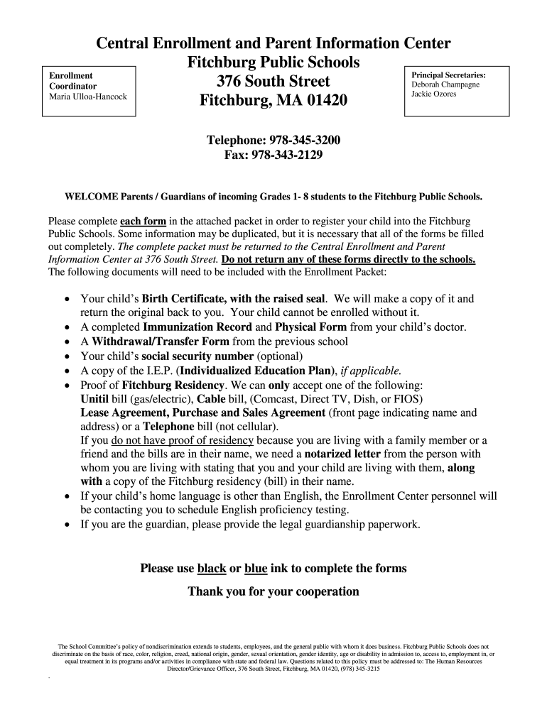 Fillable Online Principal Secretaries: Fax Email Print - pdfFiller