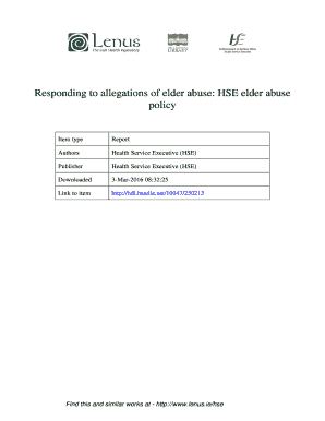 Fillable Online HSE Protocol Fax Email Print - pdfFiller