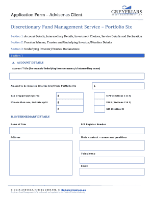 Fillable Online Application Form (adviser as client) GAM Nominees.pdf ...