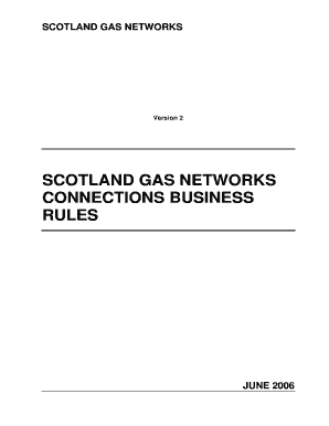 Fillable Online Connections business rules (Scotland) - SGN Fax Email ...