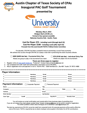 Fillable Online austin tscpa To download and complete the registration ...