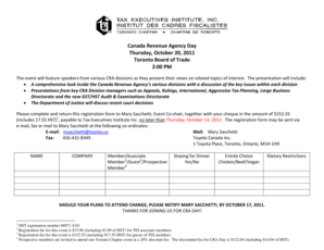 Fillable Online tei Registration Form - Tax Executives Institute, Inc ...