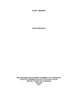 Fillable Online msp fpik ipb ac FORMAT SKRIPSI S1 FPIKpdf - IPB - msp ...