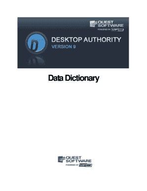 Fillable Online scriptlogic http internapcdn Desktop Authority 9.0 Data Dictionary - ScriptLogic ...